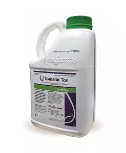 Udhëzimet për përdorimin dhe përbërjen e fungicidit Cidel Top, dozë dhe analoge