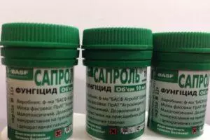 Fungicide Saprol، کھپت کی شرح اور تجزیہ کے استعمال کے لئے ہدایات