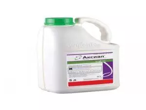 Instructies voor het gebruik van herbicide axiaal, consumptiesnelheid en analogen