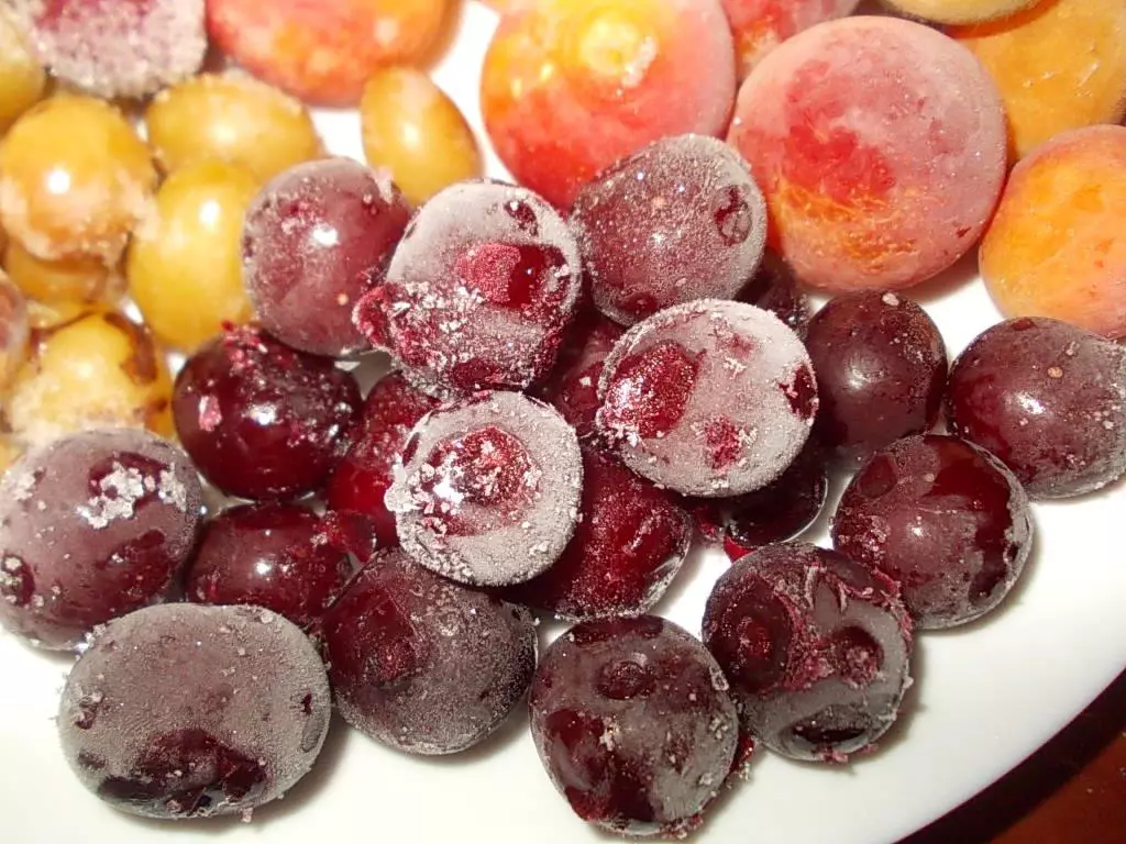 Frysning af druer