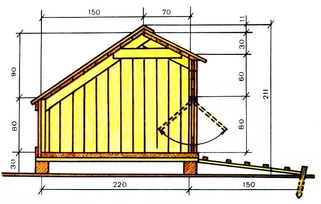 Sketch of Summer Poultry House