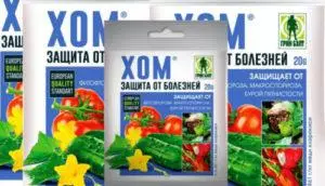 Instrucións para o uso da droga XOME e a composición do funxicida para protexer as plantas