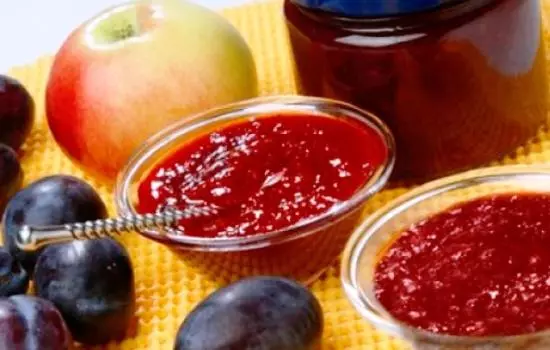 Jam with plums.