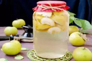 Top 2 recepte gatavošanas kompots no āboliem ar piparmētru ziemai
