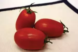 Descrición do tomate de tomate Mianian F1, a súa característica e rendemento