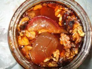 Step-by-step apple jam recipe with nuts