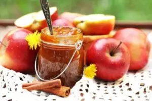 Top 6 recepten voor koken jam appels met kaneel voor winter en opslag