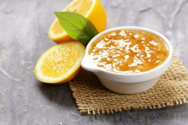 Jam with lemon juice