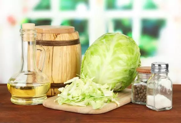 Salade voorbereiding