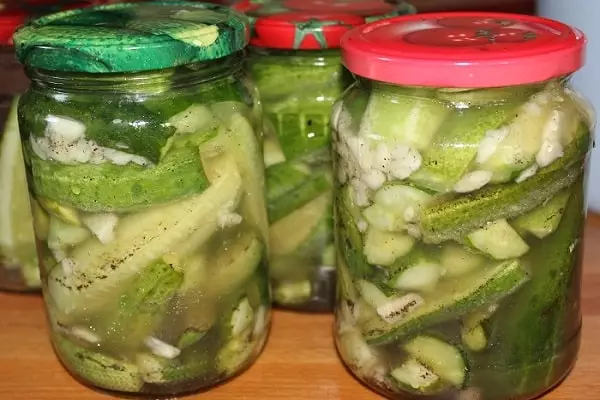 Cucumbers plátky
