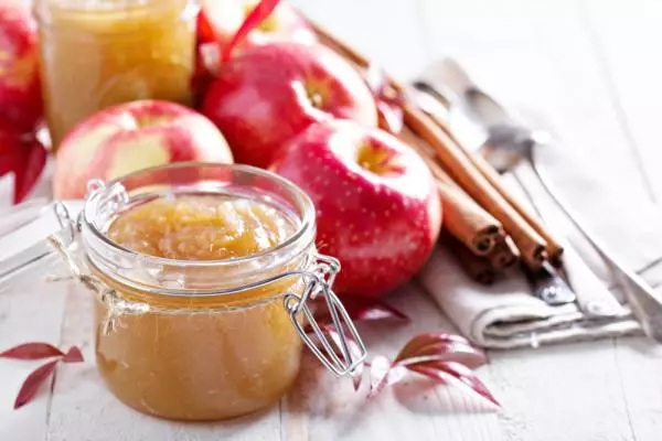 Jam Apple dina Fructose pikeun Setel