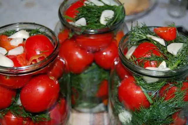 Opilá rajčata pro zimu: Top 3 krok za krokem recept doma
