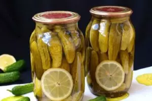 Top 10 Ezi ntụziaka cucumbers na lemon na citric acid maka oge oyi, n'ụlọ