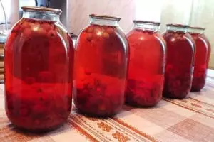 Top 10 paprastų receptų kepimo kompote iš raudonųjų vyšnių