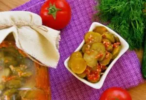 Recipes of cukumbers nizm û bijarte li Gurcistanê ji bo zivistanê