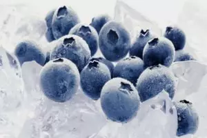 如何在冰箱裡凍結冬天的藍莓