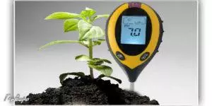 Misurazione dell'umidità del suolo, standard della tabella per le piante, a cui colpisce