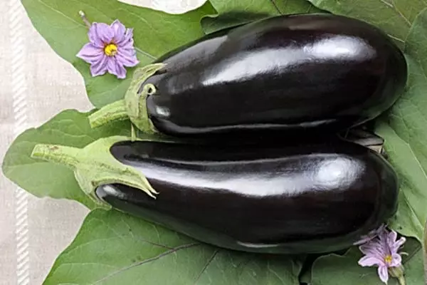 Exterior of eggplant
