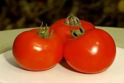 Tomato sa usa ka plato