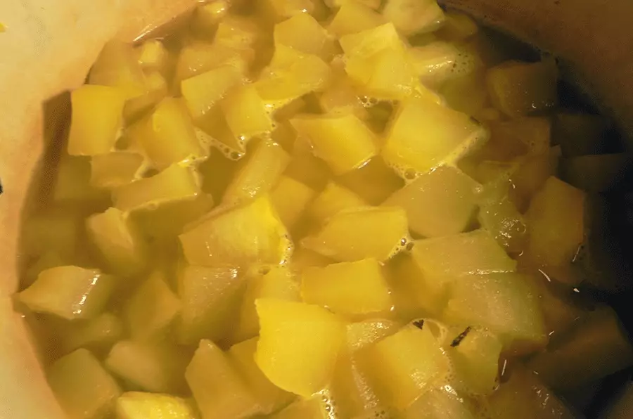 Zucchini wekî Pineapples