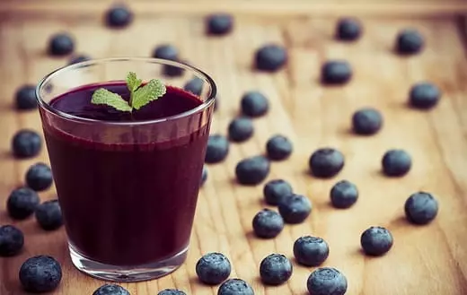 Blueberry juice