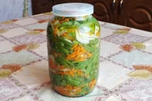 Recipes le haghaidh marrations asparagus agus pónaire fuaraigh i gCóiré don gheimhreadh