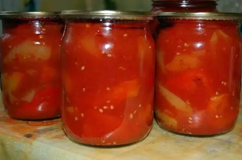 西紅柿和胡椒洩漏